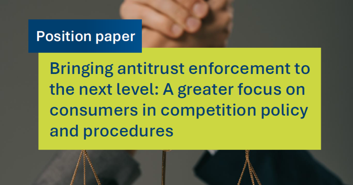 Bringing antitrust enforcement to the next level: A greater focus on ...