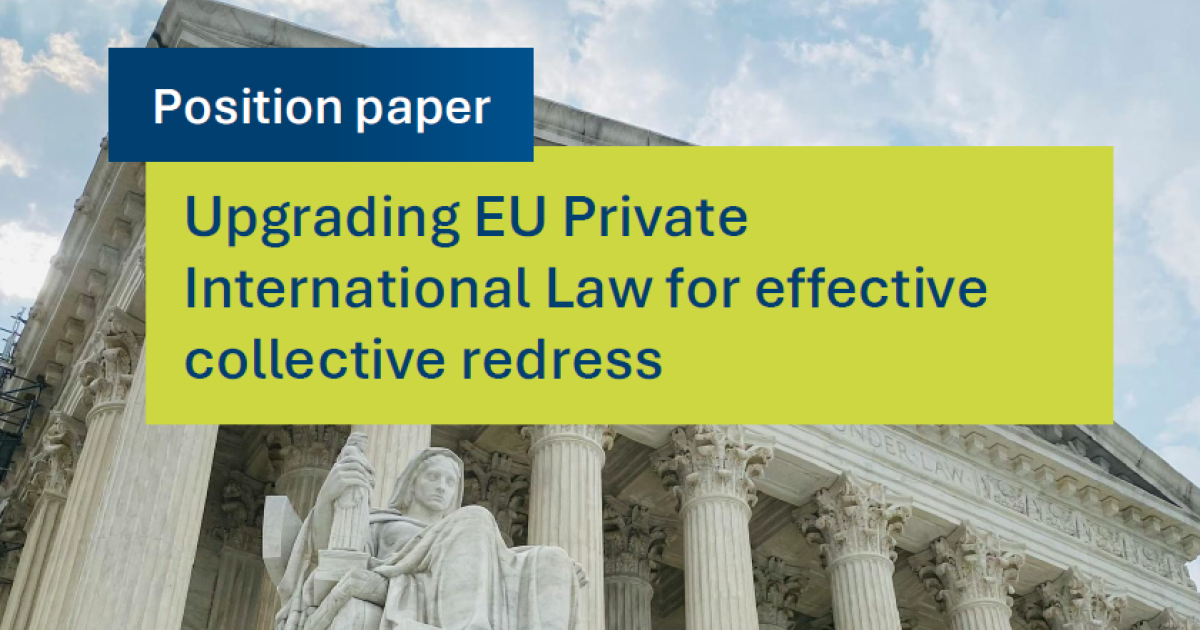 Upgrading EU Private International Law for effective collective redress